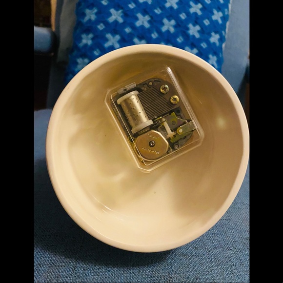 Vintage | Other | 97s Boho Bride Macky Ceramic Molds Wedding Music Box ...